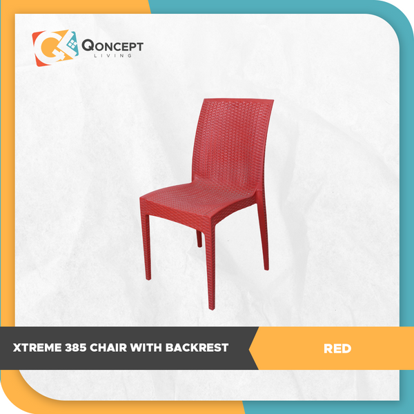 Qoncept Xtreme 385 Chair with Backrest (Red)