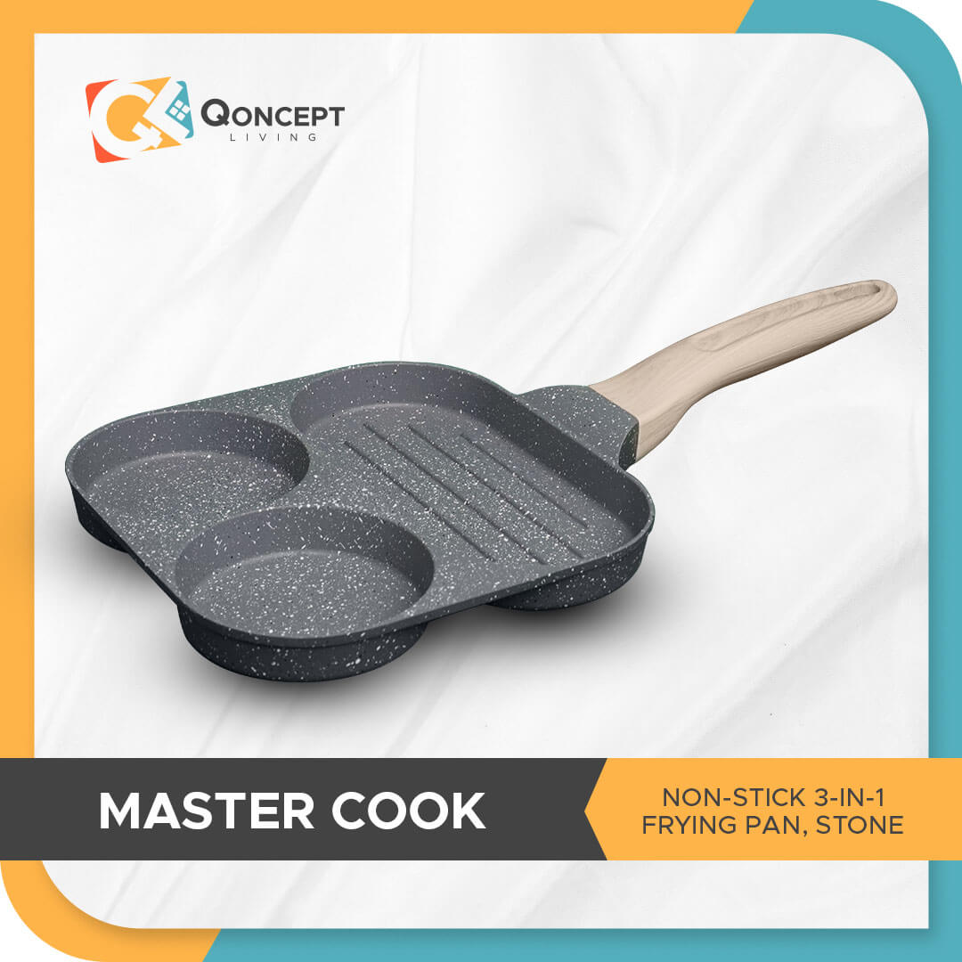 Master Cook Non-Stick 3-In-1 Frying Pan